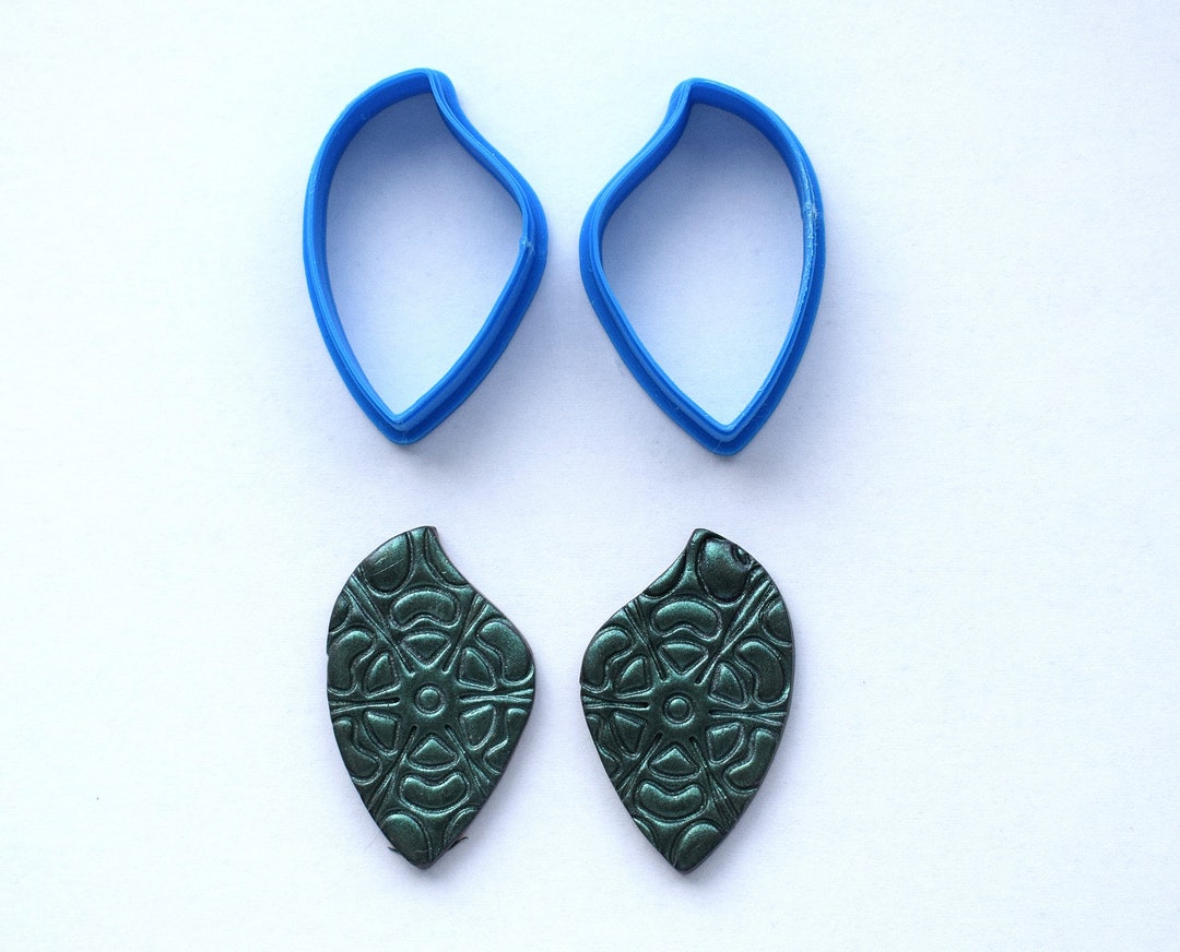 New Leaf Shaped Polymer Shape Cutters - Etsy