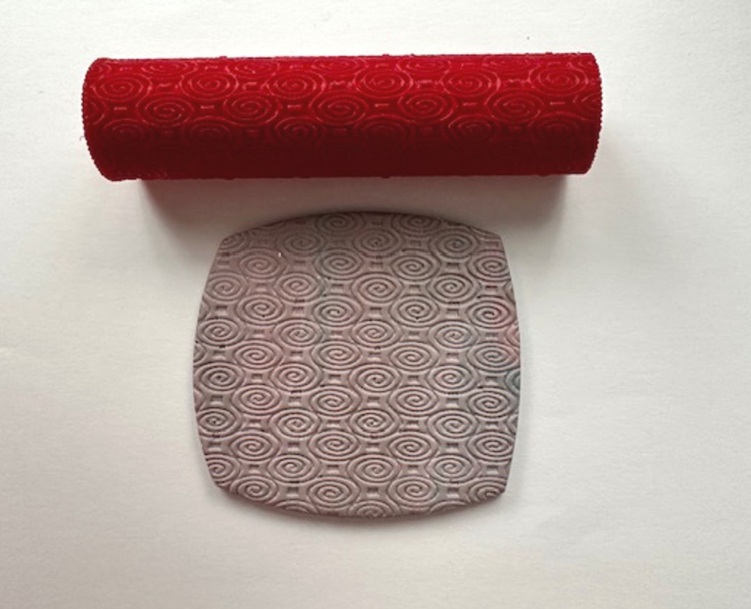 Expanded Circles Texture Roller: Polymer Clay Imprint Tool - Etsy