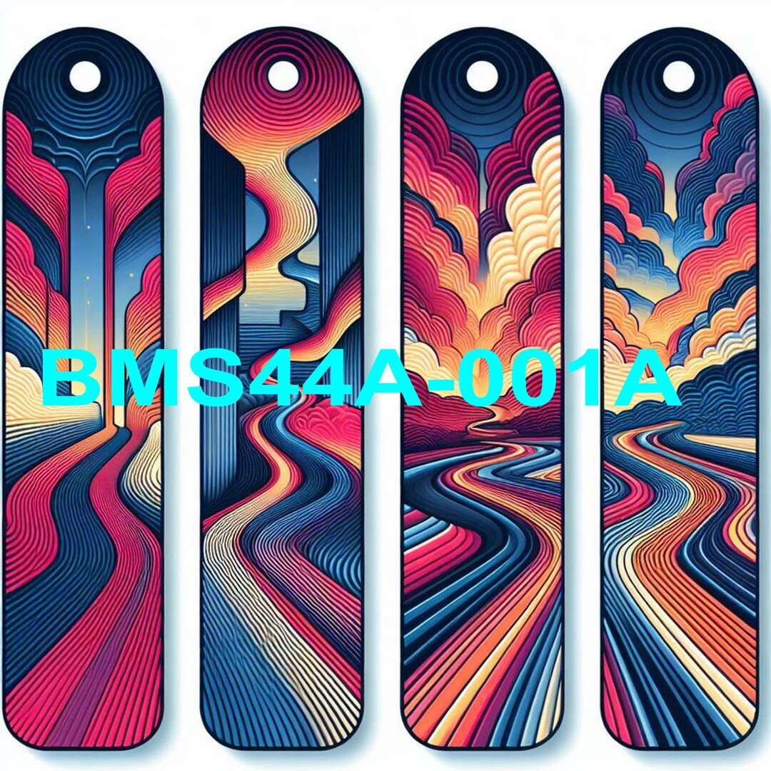 Water Soluble Transfer Bookmark Design Series 44A| Water Transfers ...