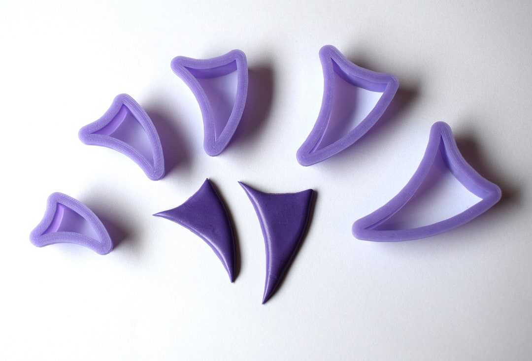 Curved Triangle Shape Polymer Clay Cutters - Etsy