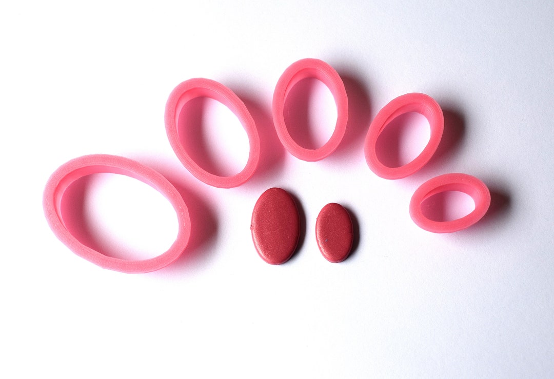 Ovale Form Polymer Clay Ausstechformen - Etsy.de
