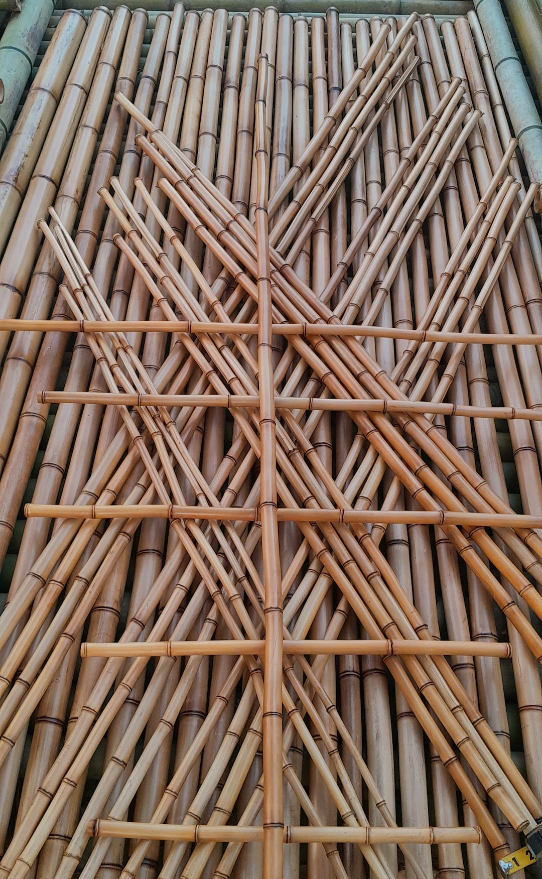 1" Flame Cured Bamboo - Choose From 1 to 8 Feet Long - Etsy