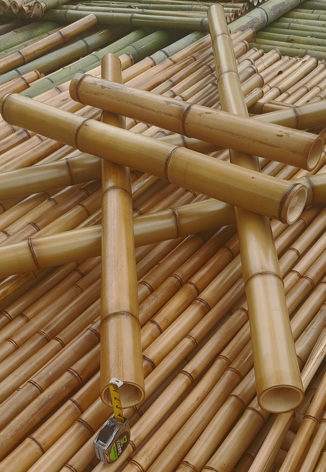 3" Flame Cured Bamboo - Choose From 1 to 8 Feet Long - Etsy