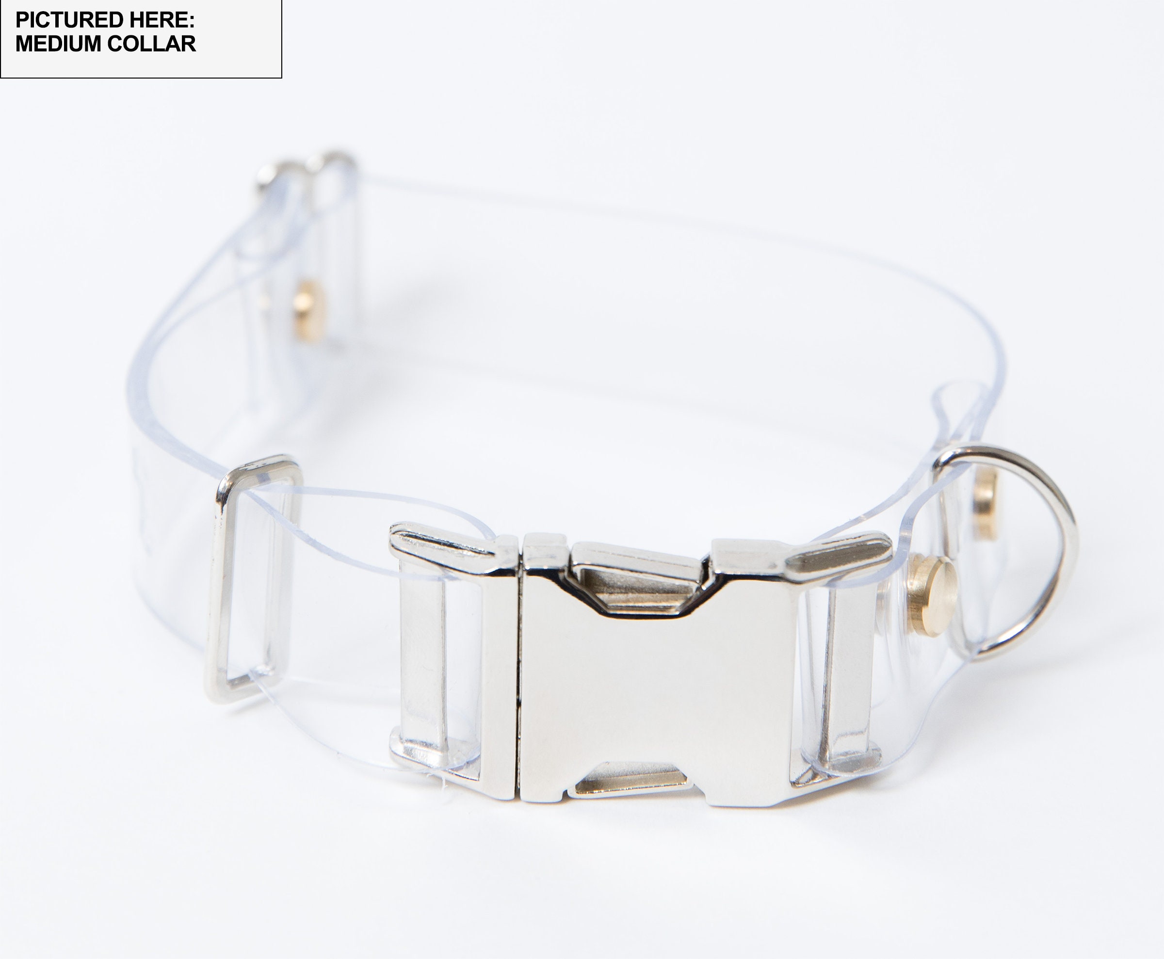 Clear Transparent Vinyl Dog Collar Thin and Thick Width - Etsy
