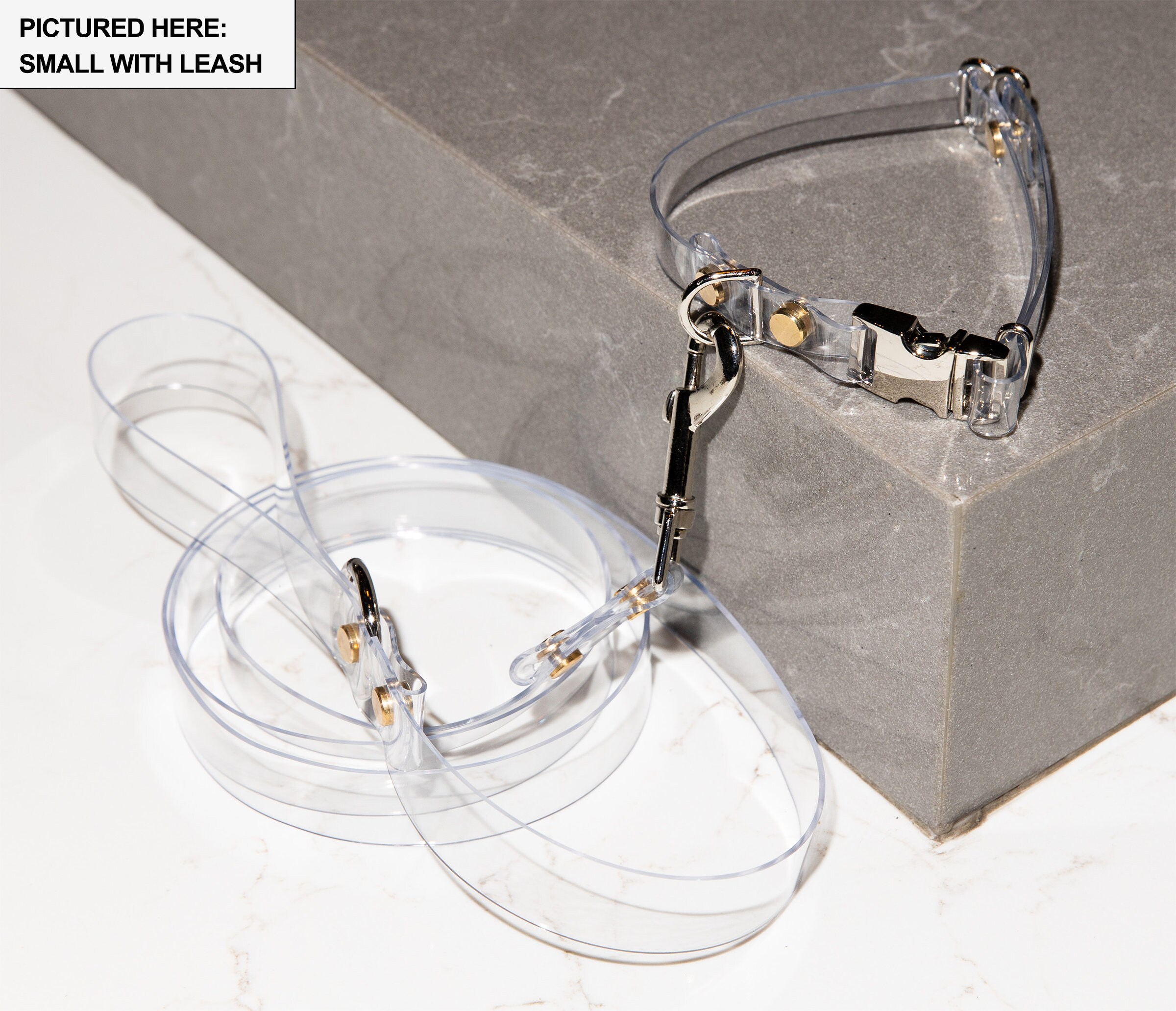 Clear Transparent Vinyl Dog Collar Thin and Thick Width - Etsy