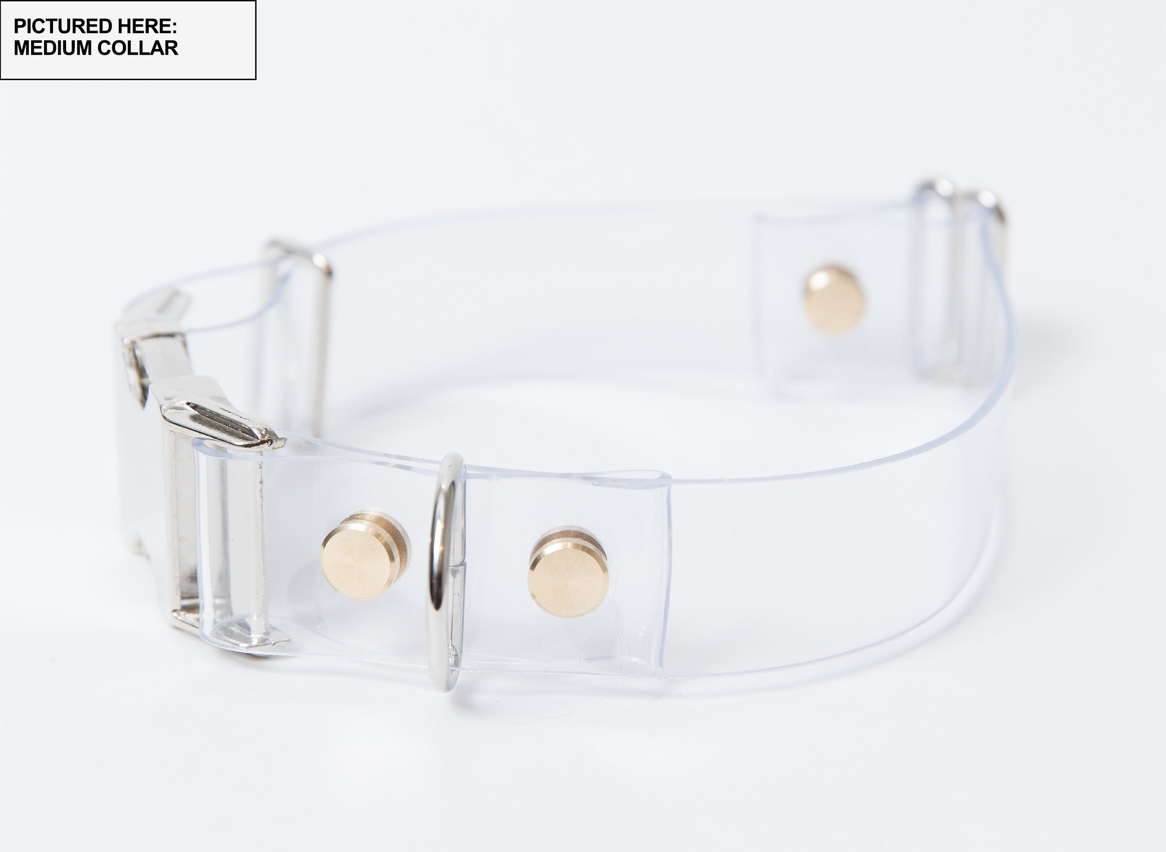 Clear Transparent Vinyl Dog Collar Thin and Thick Width - Etsy