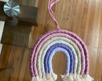 Macrame Rainbow Sticker - Etsy