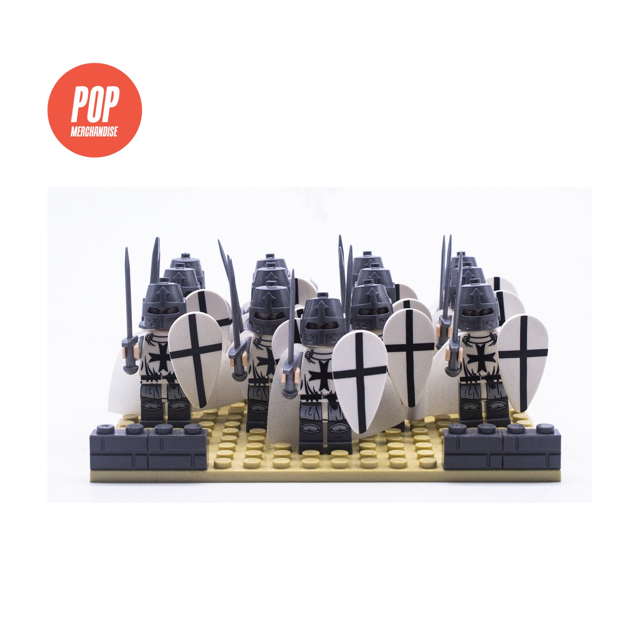 Set of 10 Crusader Figure Set - Etsy Australia