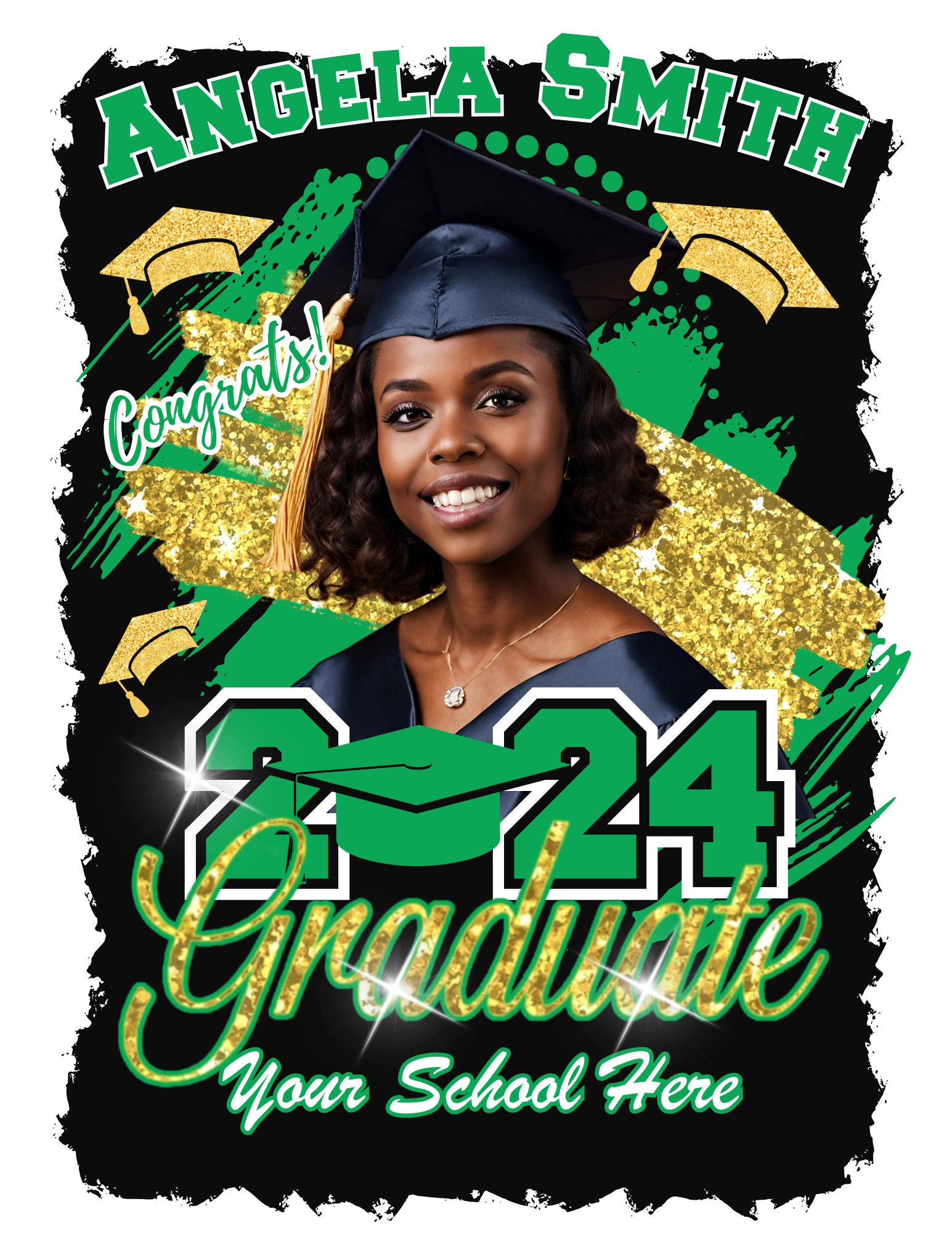 Senior Editable Canva Templates/canva Editable Templates/2024 Grads ...