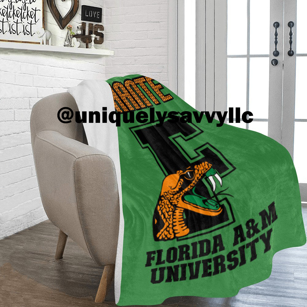Custom FAMU Blanket/famu Blanket/personalized Blanket/photo Blanket ...