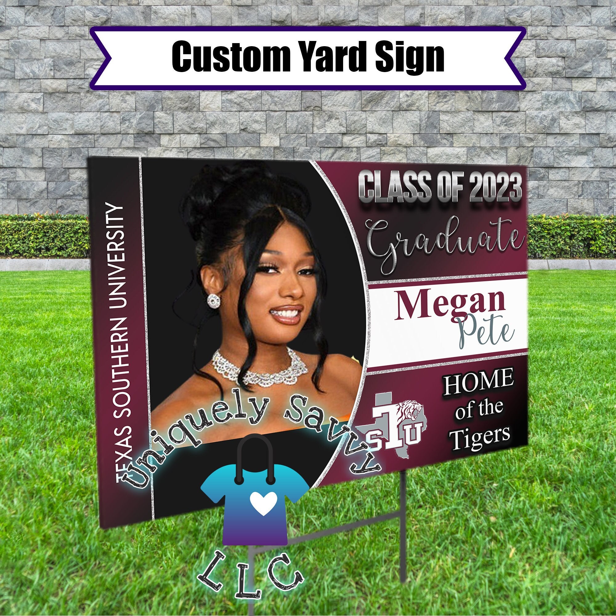 Graduation Yard Sign/custom Yard Sign/custom Graduation Yard Sign ...