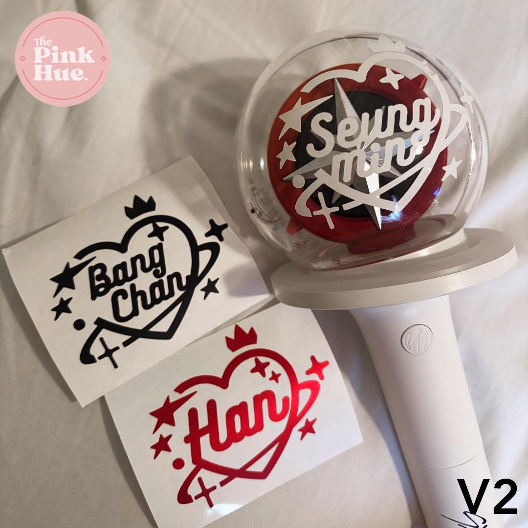 Stray Kids Lightstick Decals | Lightstick Decals | Kpop Lightstick ...