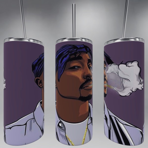 Tupac Tumbler - Etsy