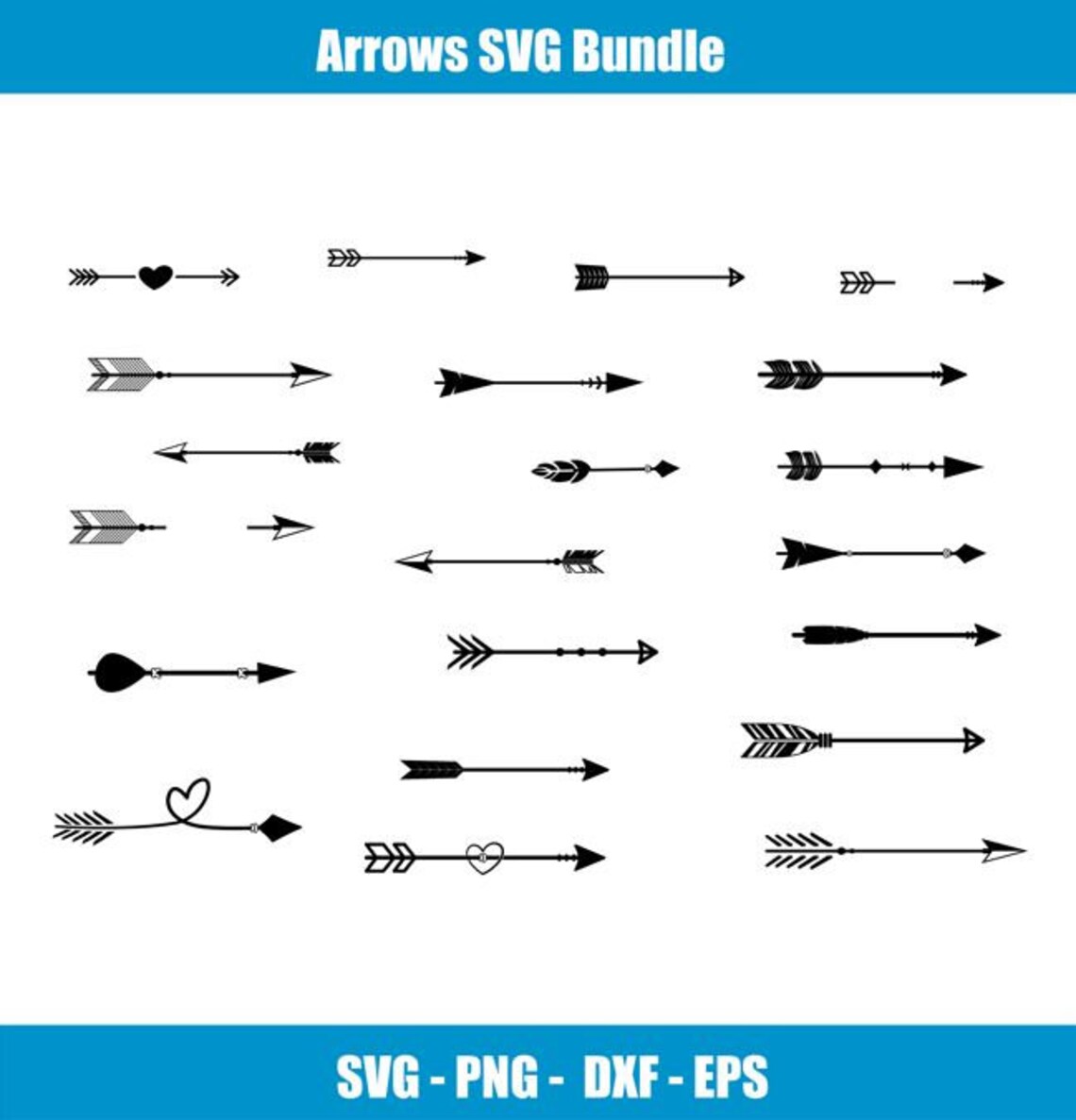 Arrow SVG, Archery Arrows SVG Bundle, Arrows SVG Bundle, Bow Svg, Hand ...
