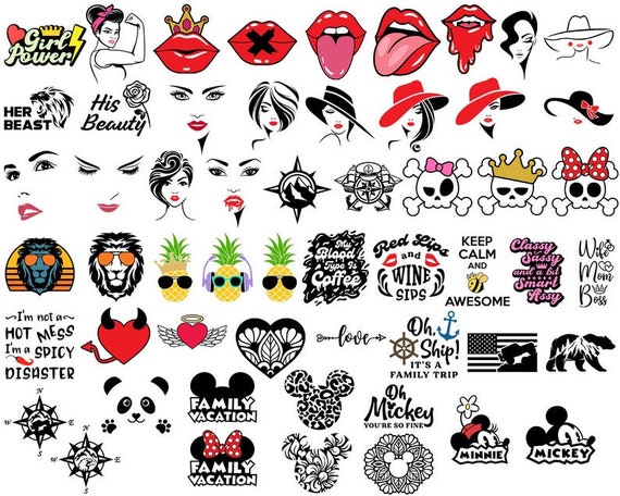 SVG Bundle for Cricut for Silhouette Cut Files SVG - Etsy