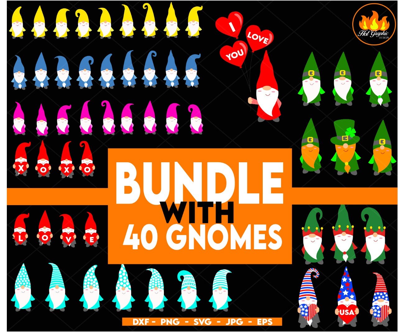 Gnome SVG, Cute Garden Gnome SVG, Nordic Gnome Svg, Gnome Clipart ...