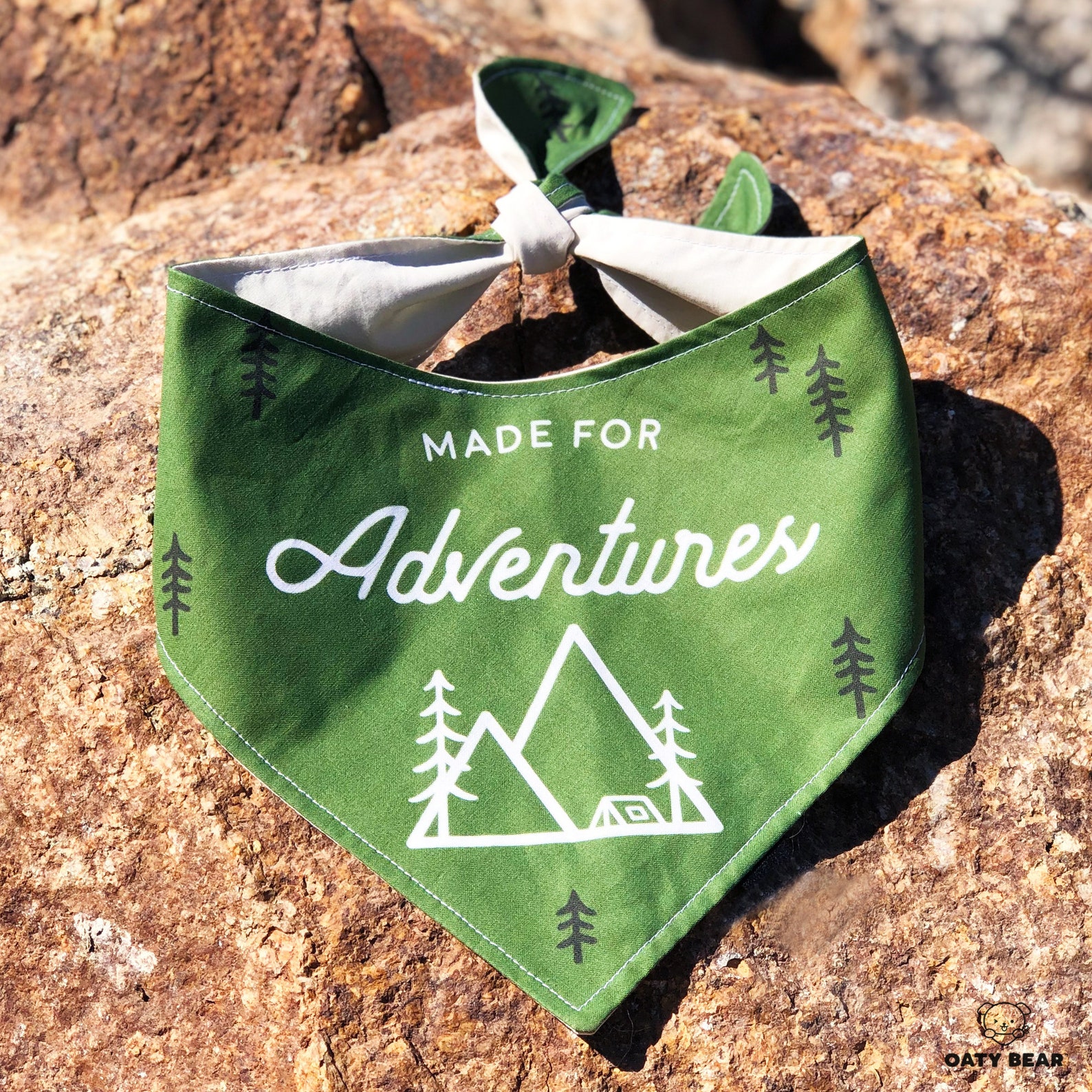 Nature Inspired Made for Adventures Dog Bandana Dog Mom Dog - Etsy