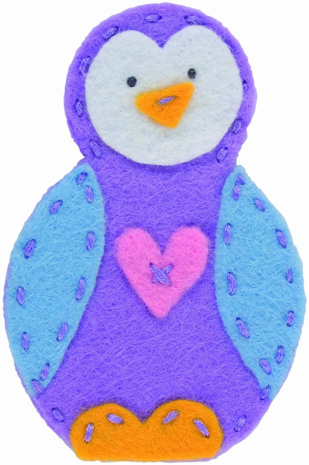 Anchor 1st Kit: Penguin Finger Puppet felt - Etsy