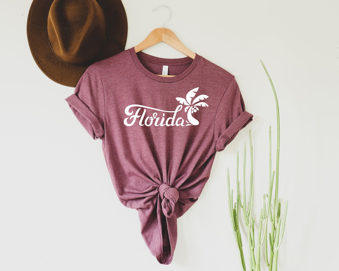 Florida T-shirt Florida Shirt Florida State Florida State - Etsy