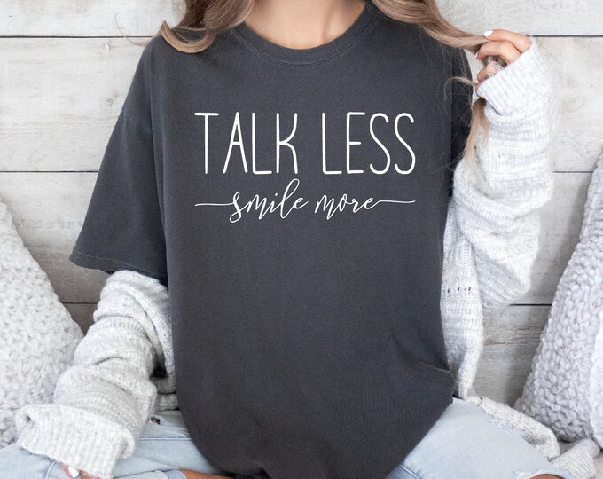 Talk Less Smile More, Smile More Shirt, Broadway Shirt, Hamilton Burr Tshirt, Great Gift Ideas ...