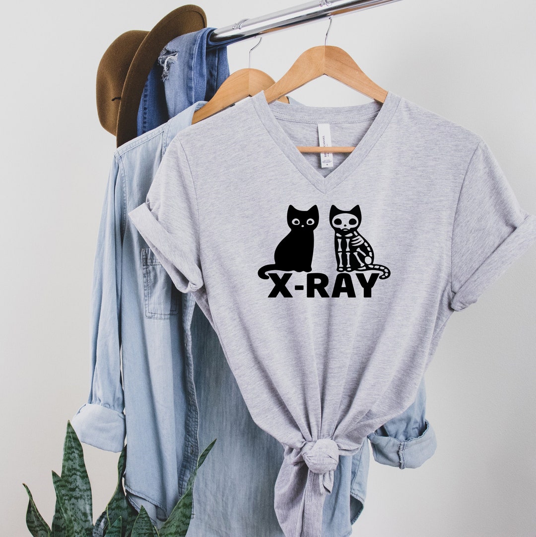 Cat X-RAY T-shirts, Cat Shirts, Graphic Tees, Feline T-shirts, Funny ...