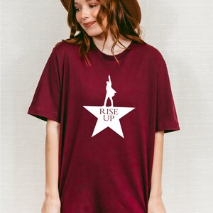 Rise up Alexander Hamilton Tshirt, Hamilton T-shirts, Hamilton Shirt ...