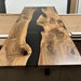 Epoxy Table, Custom Dining Table, Dining Room Table, Live Edge Table ...