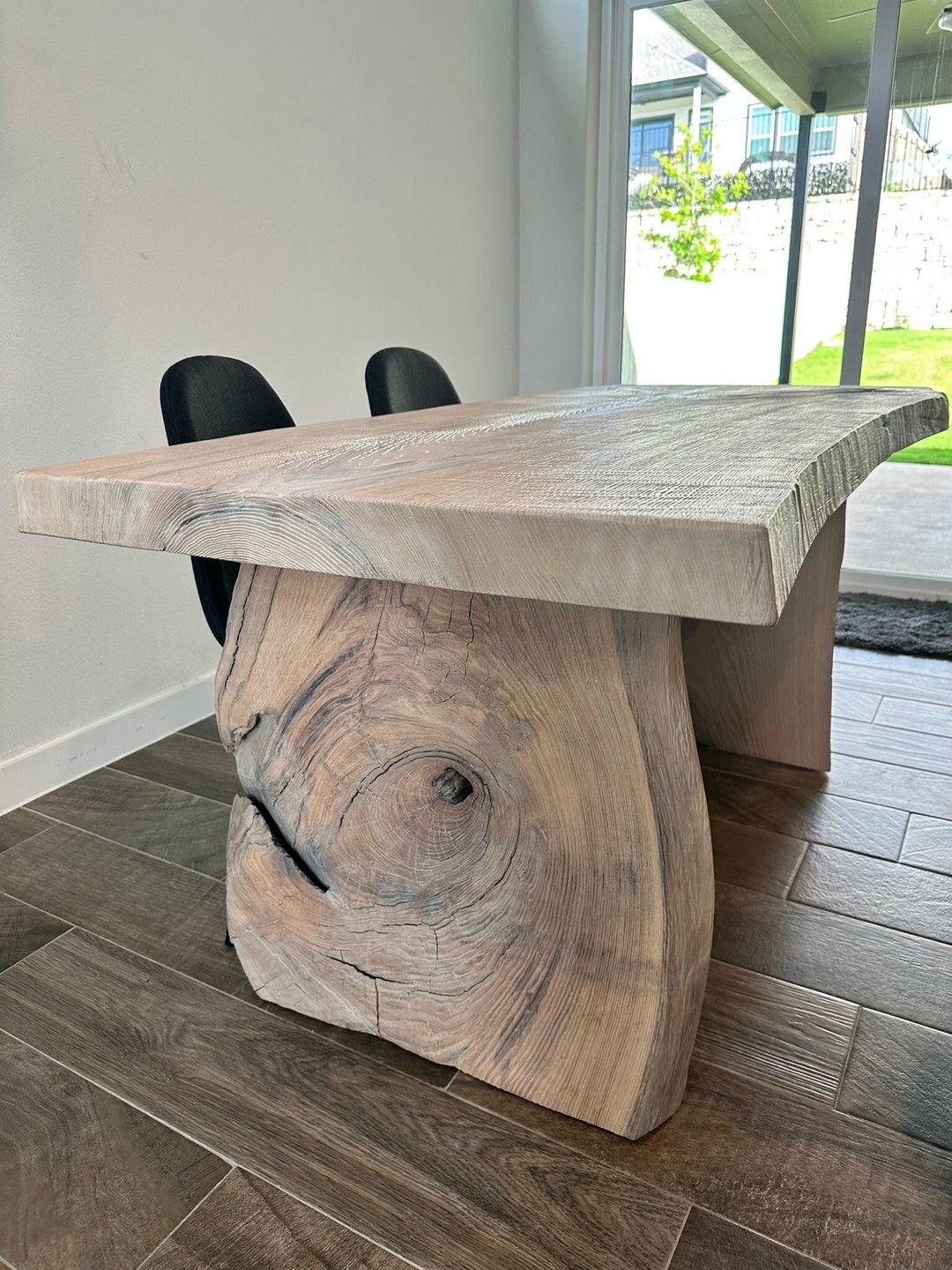 Bespoke Farmhouse Dining Table: Modern Rustic Style - Etsy