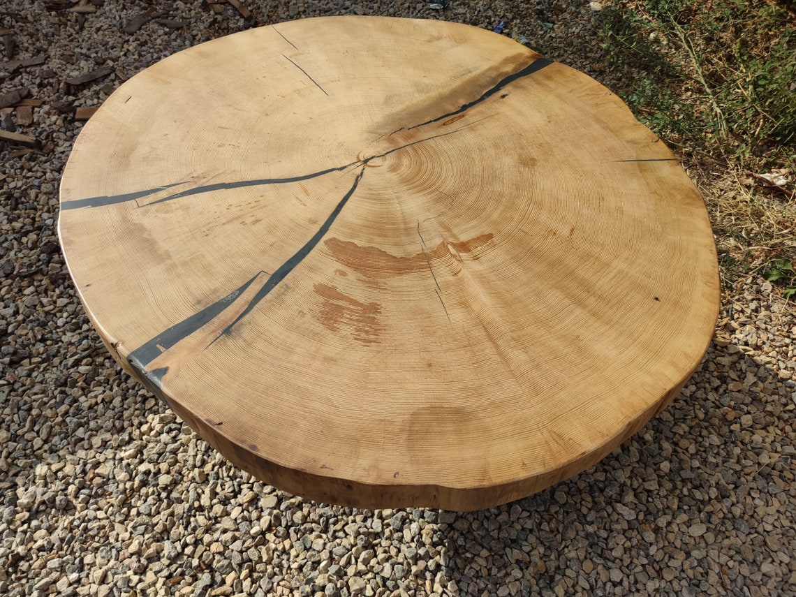 Large Round Dining Table Bespoke Hardwood Din Table Oakwalnut - Etsy
