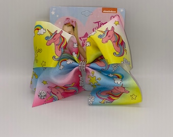 Jojo Siwa Larg Unicorn Horn Hair Bow (8 Inch) - Etsy