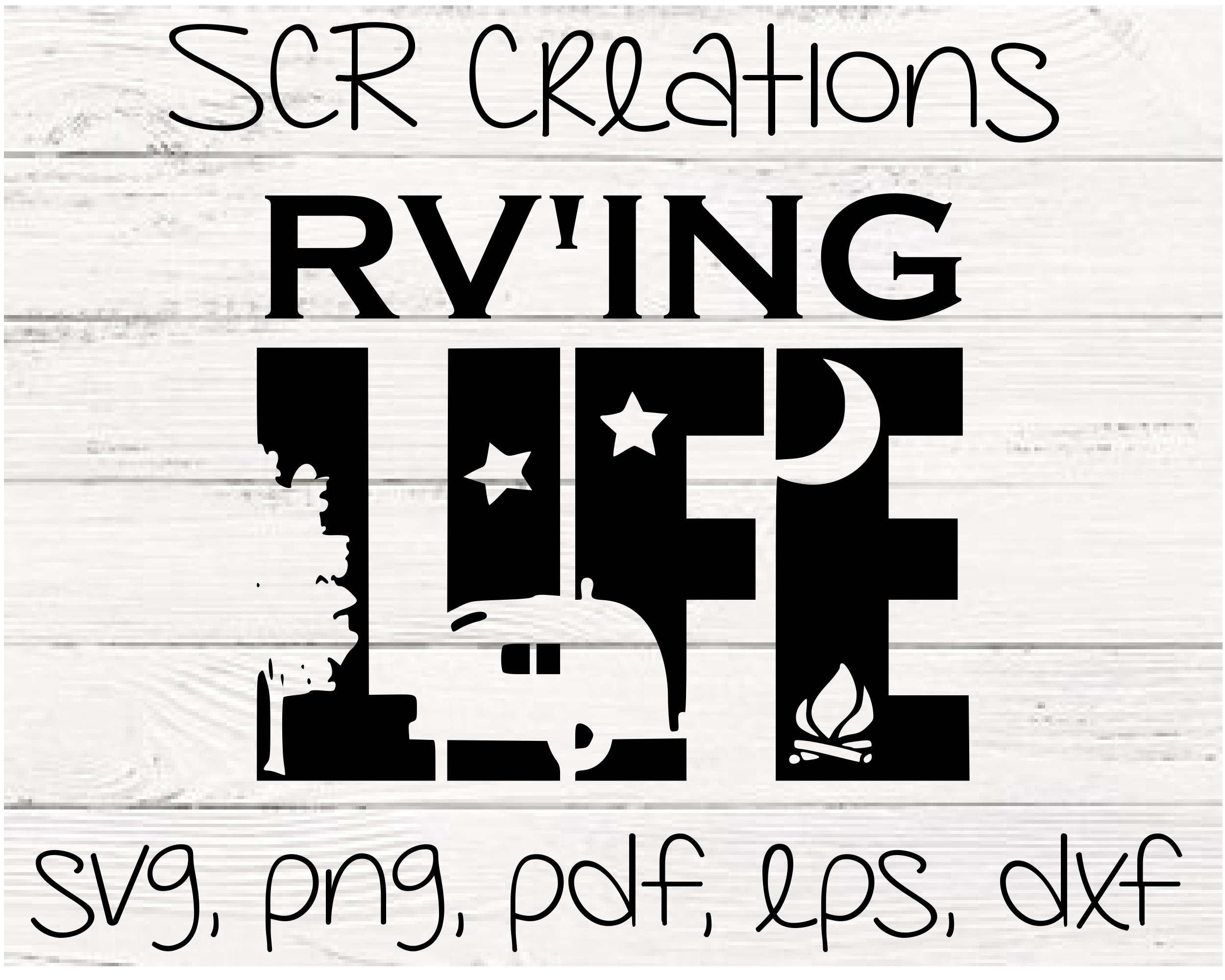 RV Life Svg Png Dxf Eps and Pdf Files instant - Etsy