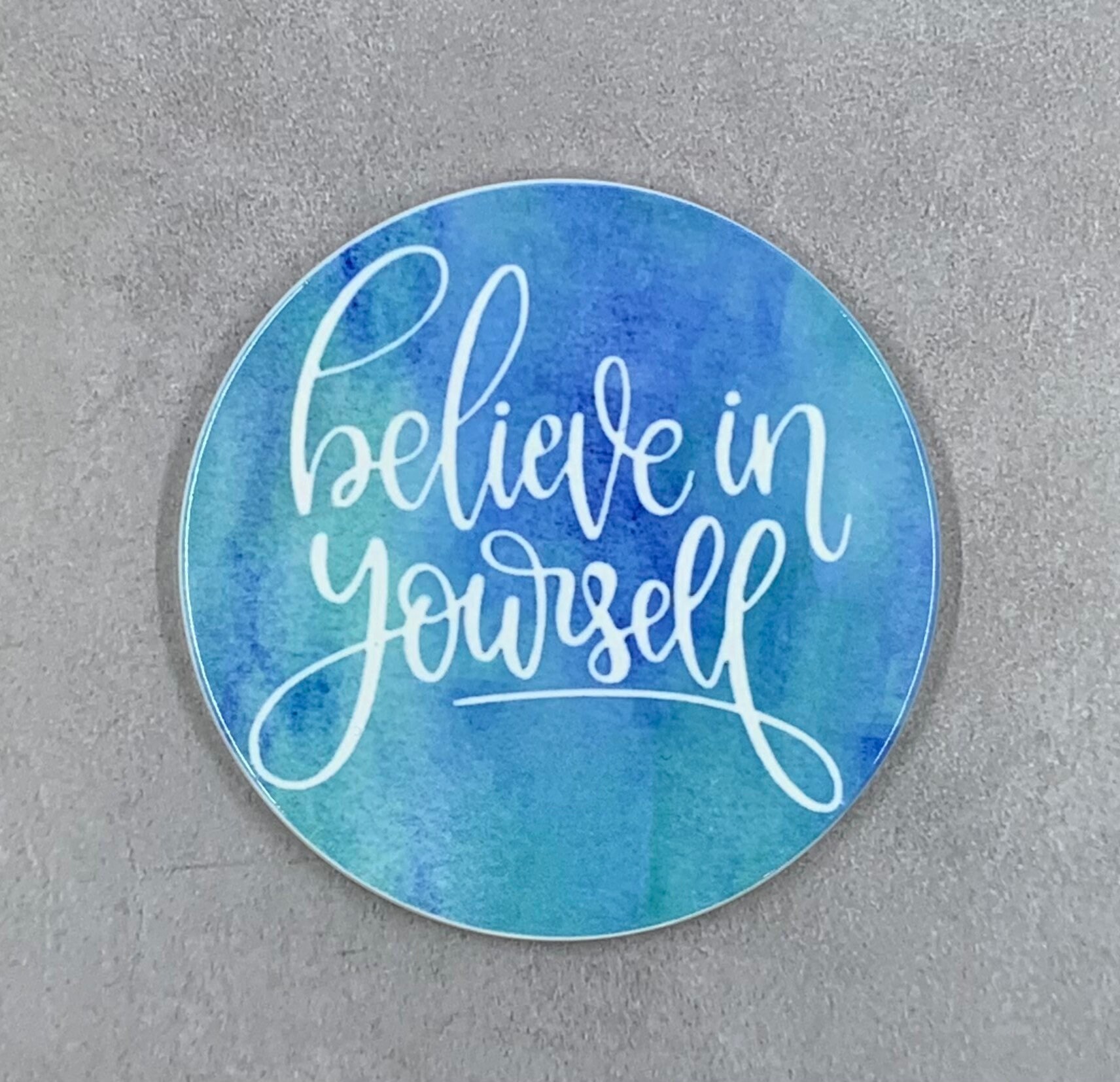 Watercolor Inspirational Coaster Set, Watercolor, Coasters ...