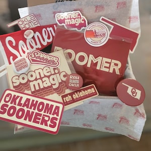 Oklahoma Sooners Gift Box - 2 Sizes | Gift Box for Students Headed to ...