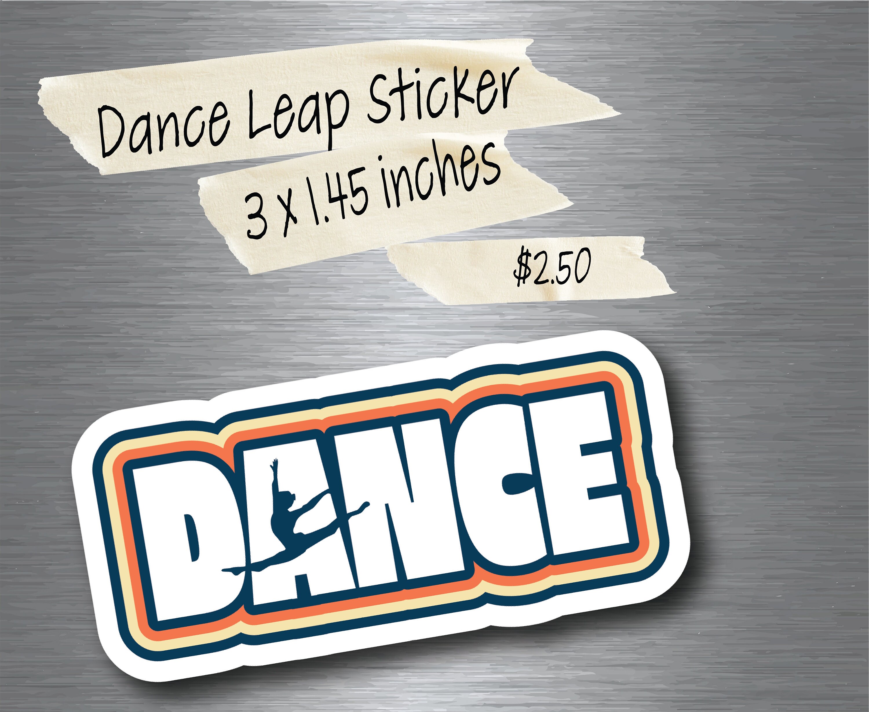 Dance Vinyl Stickers - 6 Sticker Pack or Individual Stickers - 5678 ...