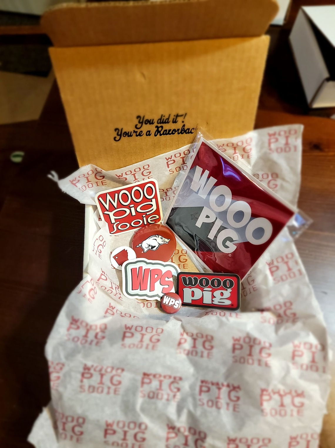 Arkansas Razorbacks Gift Box 2 Sizes Gift Box for Students - Etsy