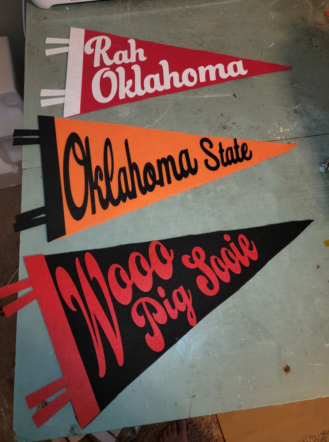 Customizable OU Sooners Felt Pennants University of Oklahoma - Etsy