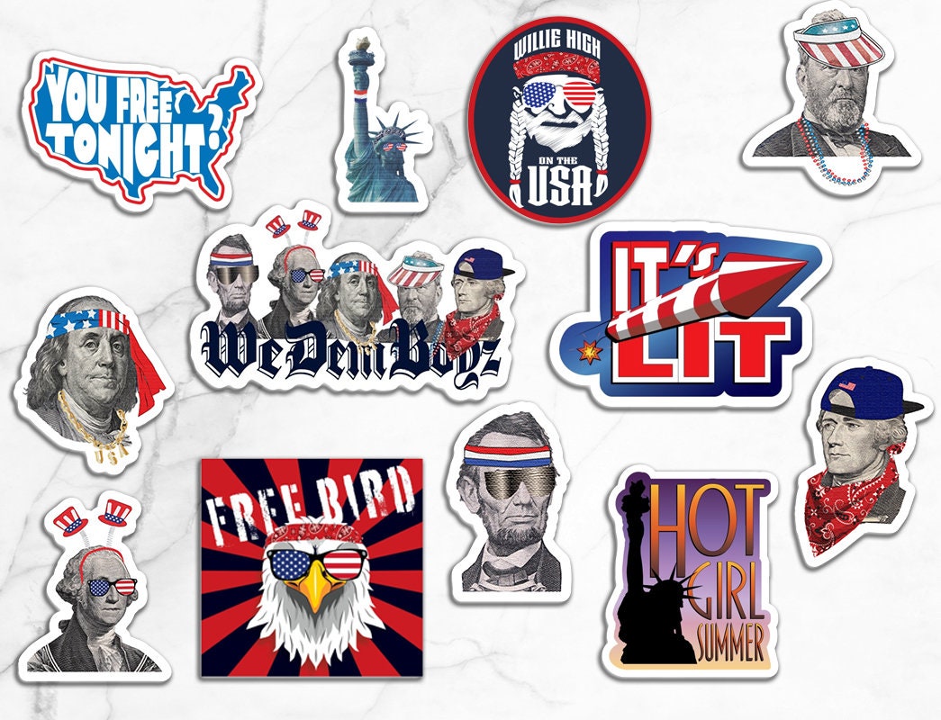 Ultimate USA Vinyl Sticker Pack 12 Sticker Pack or | Etsy