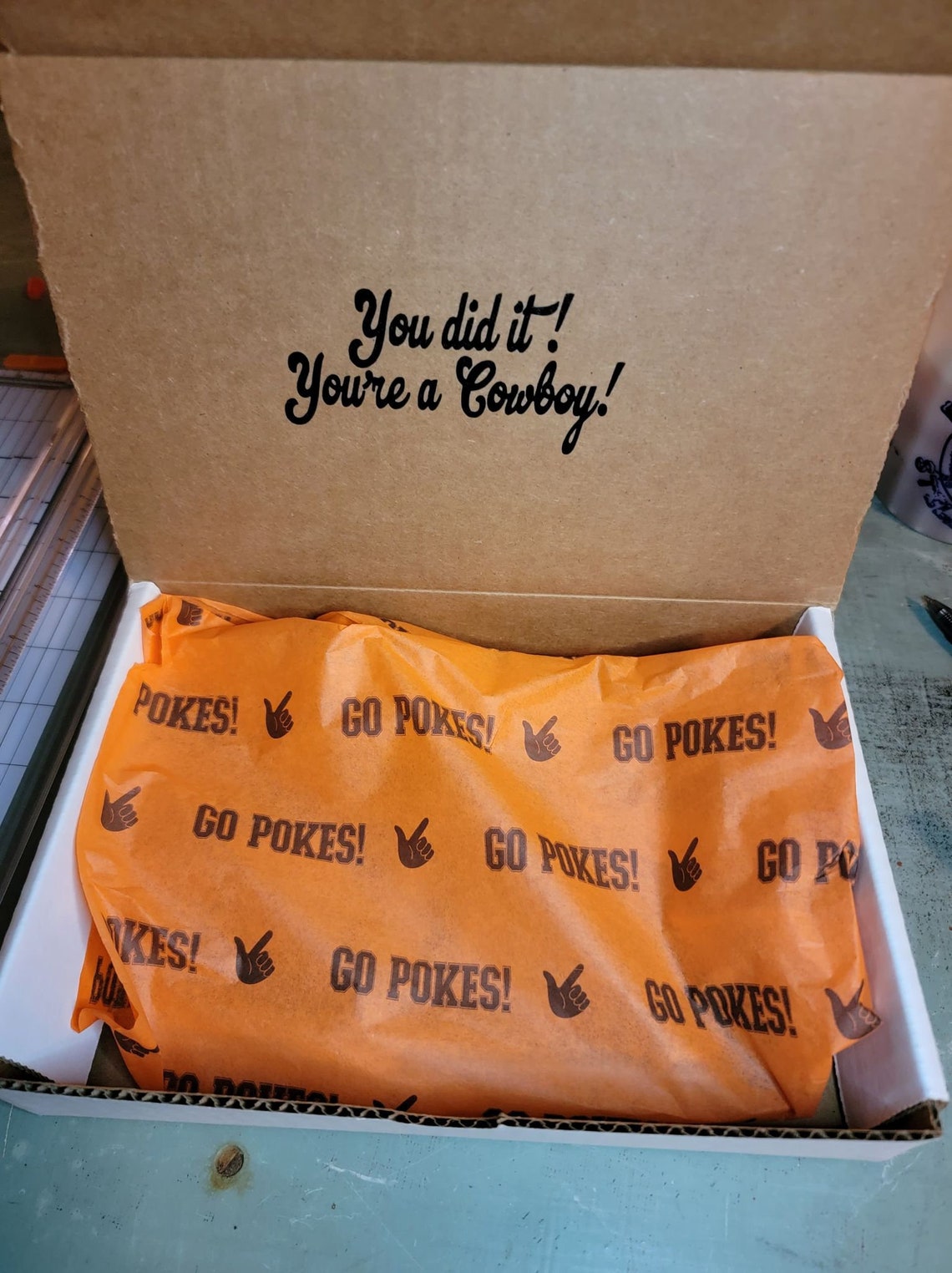 Oklahoma State Gift Box 2 Sizes Gift Boxes for Students - Etsy