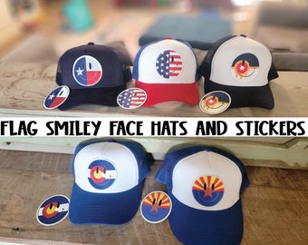 Texas Smiley Face - Etsy