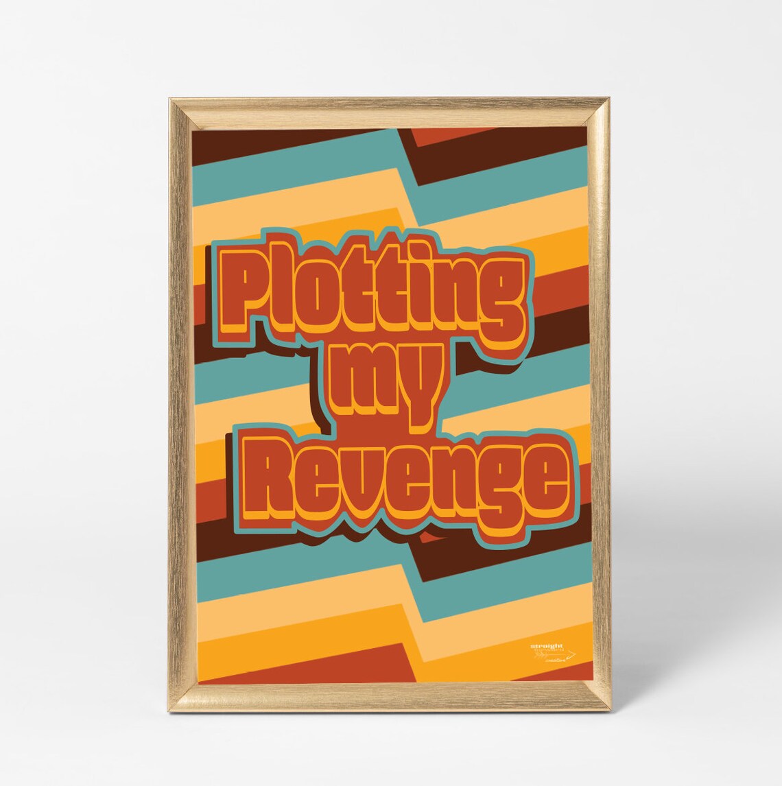Plotting My Revenge Print Humorous Print Funny Art | Etsy