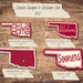 OU SOONERS Vinyl Stickers Set or Individual Officially Licensed ...