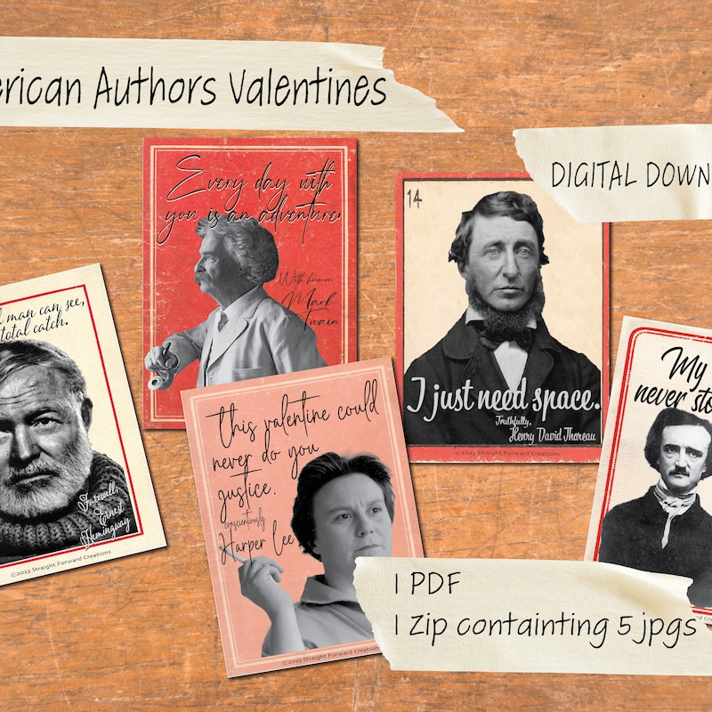 Authors Card Game - Etsy