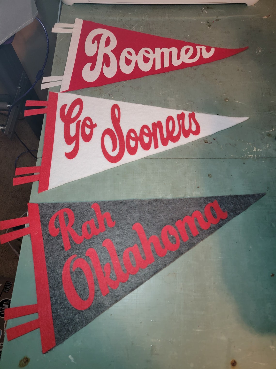 Customizable OU Sooners Felt Pennants University of Oklahoma - Etsy