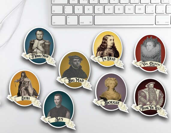 European History Vinyl Stickers Sticker Sets or Individual | Etsy