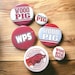 Arkansas Razorbacks Pinback Buttons Licensed Product Go Hogs Woo Pig ...