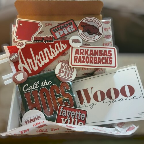 Arkansas Razorbacks Gift Box 2 Sizes Gift Box for Students - Etsy
