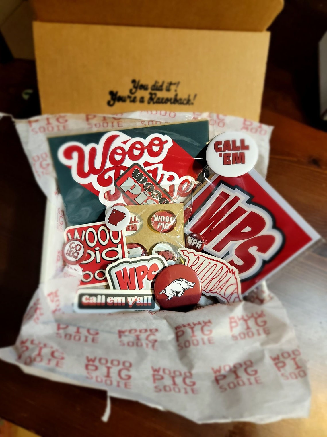 Arkansas Razorbacks Gift Box 2 Sizes Gift Box for Students - Etsy