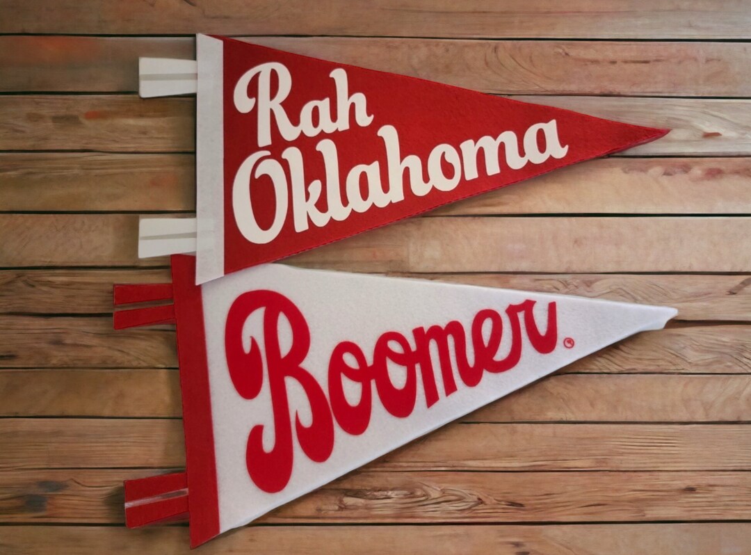 Customizable OU Sooners Felt Pennants | University of Oklahoma | Boomer ...