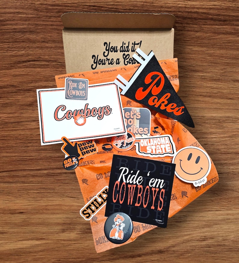 Oklahoma State Gift Box - 2 Sizes | Gift Boxes for Students Headed to ...
