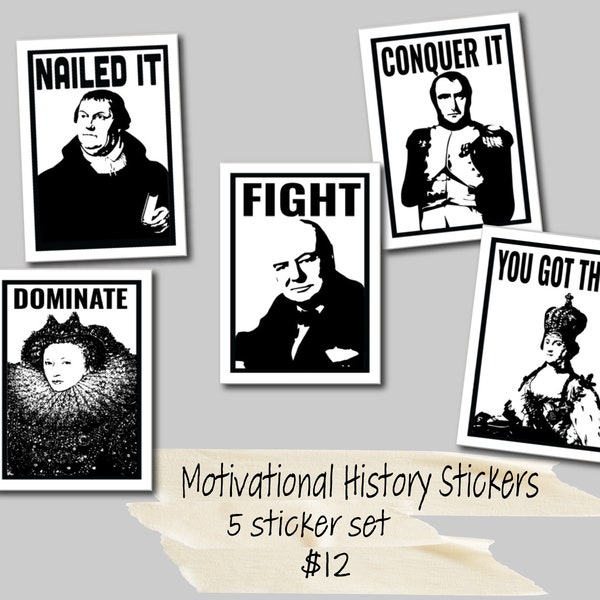 History Stickers - Etsy